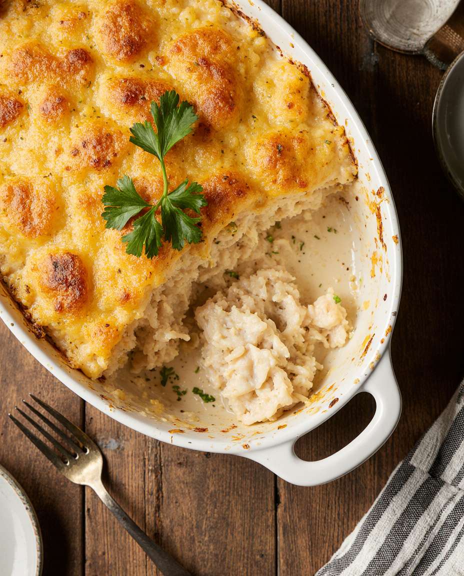 Creamy Million Dollar Chicken Rice-A-Roni Casserole