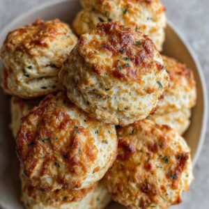Sourdough Greek Yogurt Cheddar Biscuits