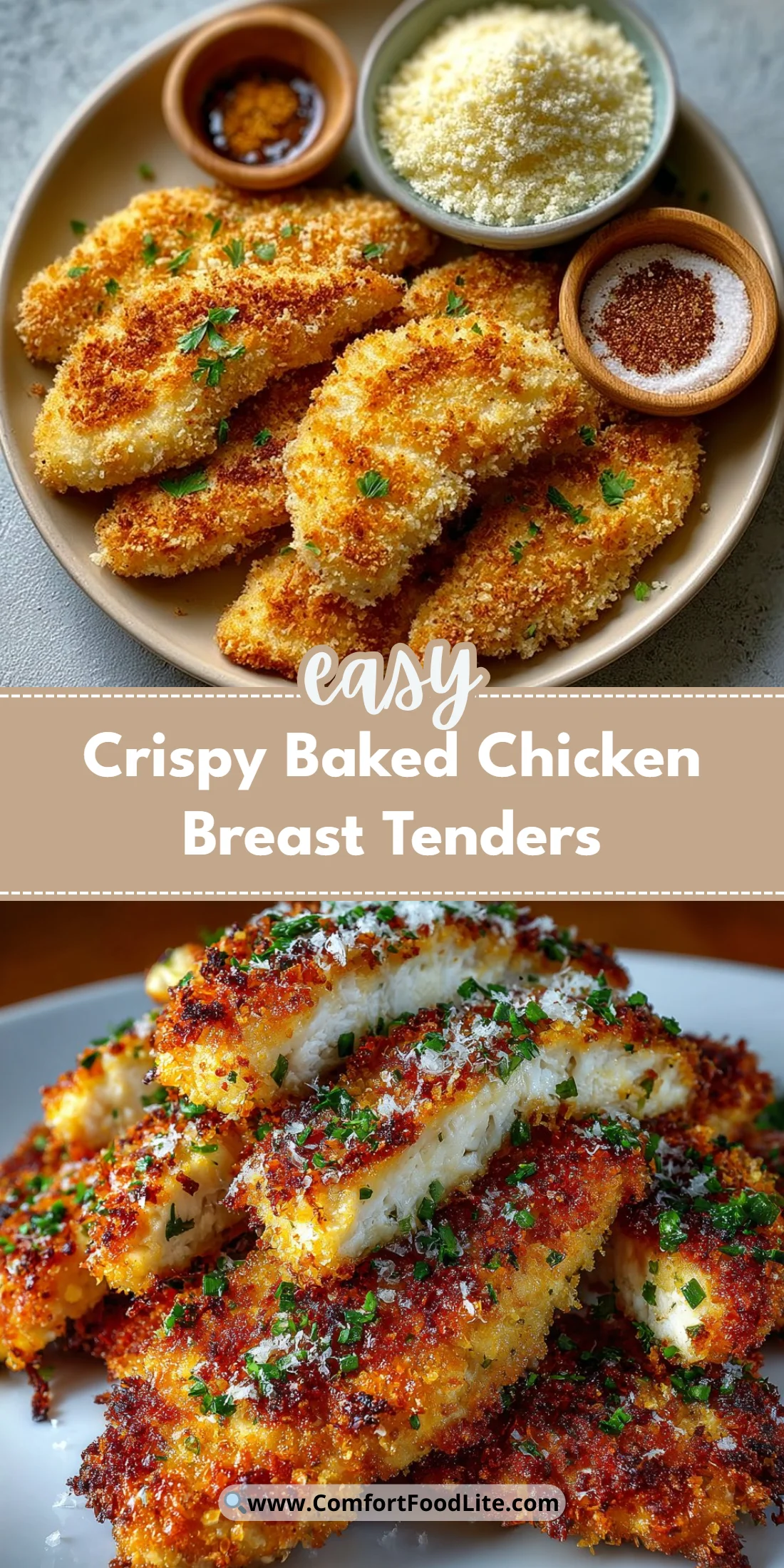 Crispy Baked Chicken Breast Tenders