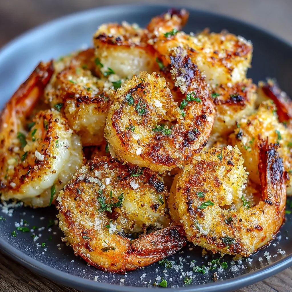 Garlic Parmesan Roasted Shrimp