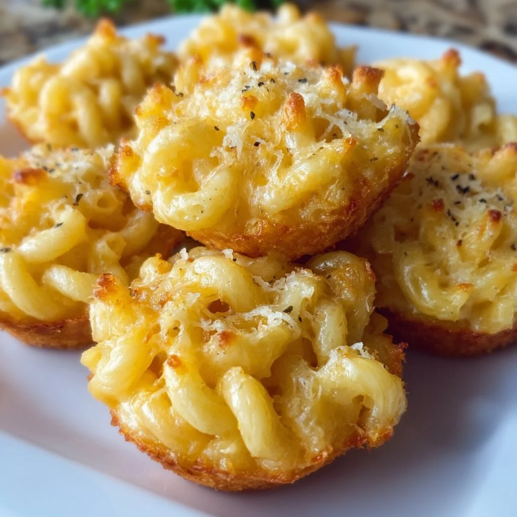 Mini Macaroni and Cheese Bites
