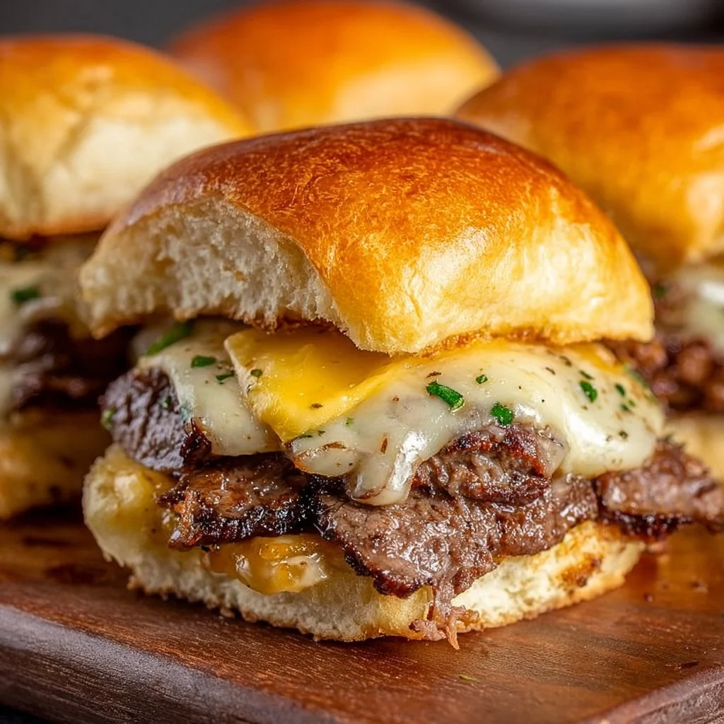 Steak and Cheese Sliders